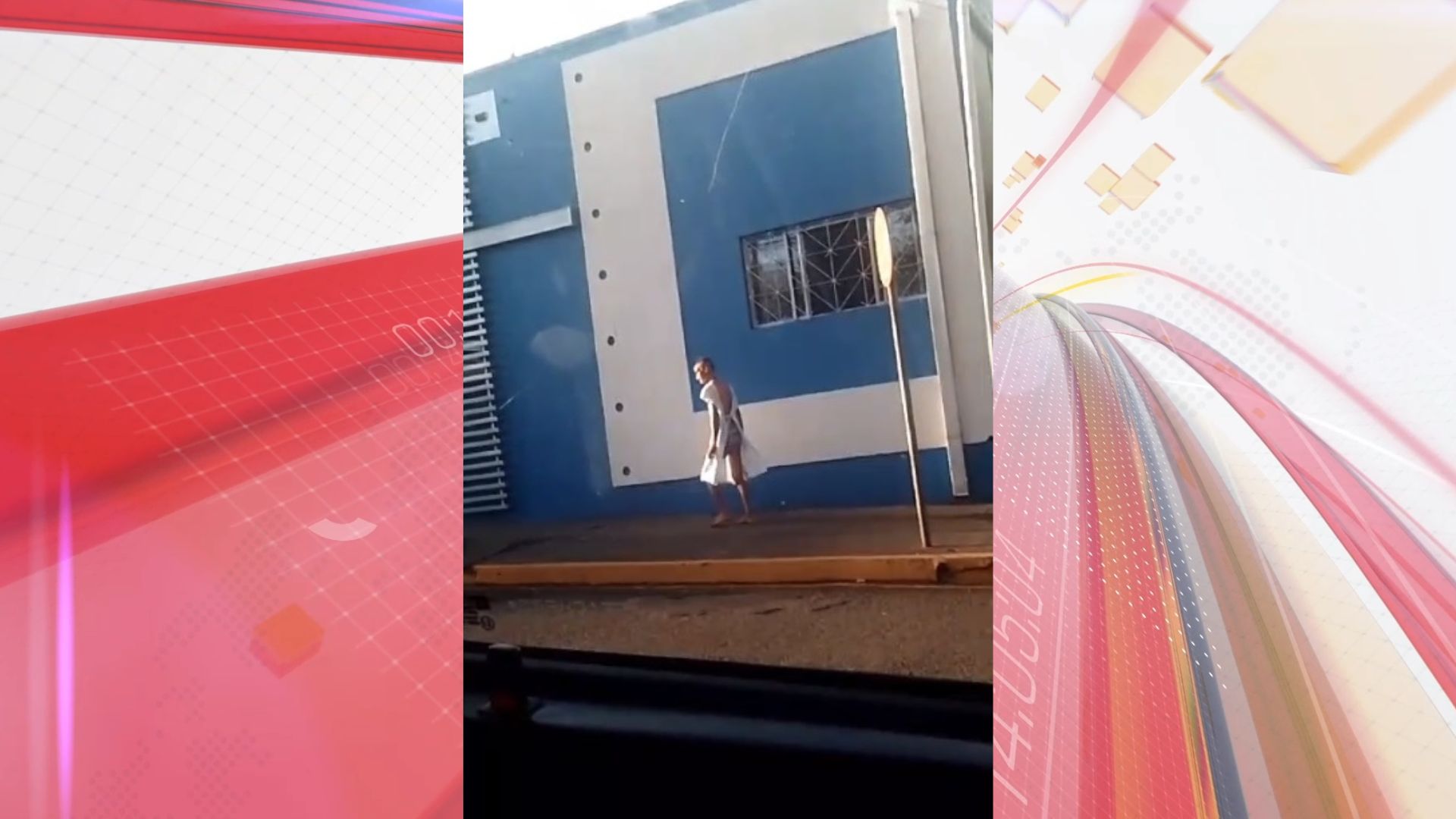 The missing person was photographed walking around Abukarana in ... The missing person was photographed walking around Abukarana in ...